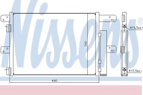 504080822,IVECO 504080822 Condenser, air conditioning for IVECO