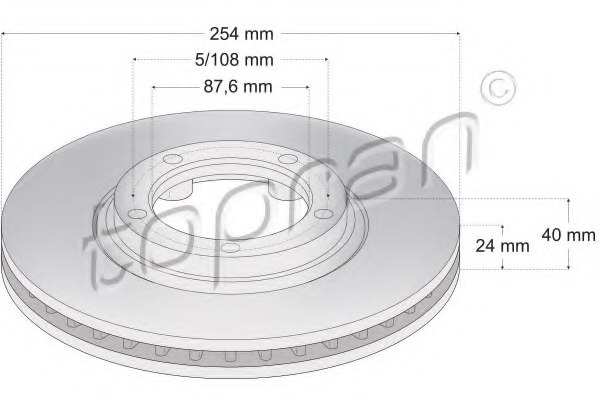 581294A000,HYUNDAI 58129-4A000 Brake Disc for HYUNDAI