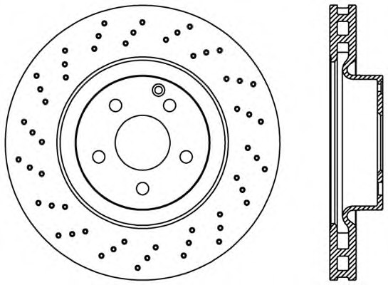 2214210612,MERCE 221 421 06 12 Brake Disc for MERCE