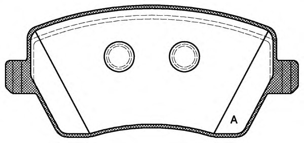 410608481R,RENAU 410608481R Brake Pad Set, disc brake for RENAU