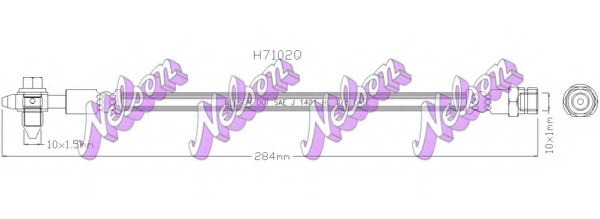 5N0611775,VW 5N0.611.775 Brake Hose for VW