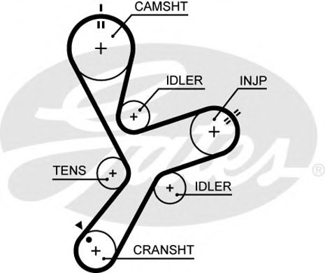 1145A019,MITSUBISHI 1145A019 Timing Belt for MITSUBISHI
