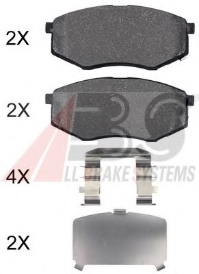 581013SA26,HYUNDAI 581013SA26 Brake Pad Set, disc brake for HYUNDAI