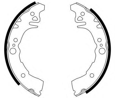 0449552010,TOYOT 0449552010 Brake Shoe Set for TOYOT