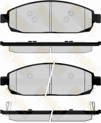 05080868AA,JEEP 05080868AA Brake Pad Set, disc brake for JEEP