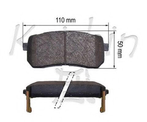 583024HA50,HYUNDAI 58302-4HA50 Brake Pad Set, disc brake for HYUNDAI
