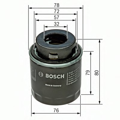 03C115561C,VW 03C 115 561 C Oil Filter for VW
