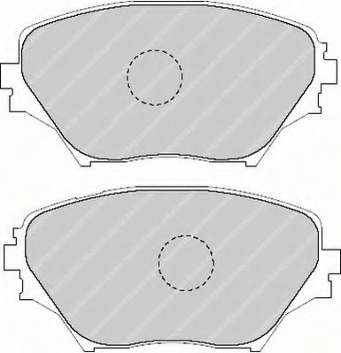 0446542080,TOYOT 04465-42080 Brake Pad Set, disc brake for TOYOT