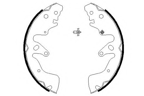 5320065J00,SUZUK 53200-65J00 Brake Shoe Set for SUZUK