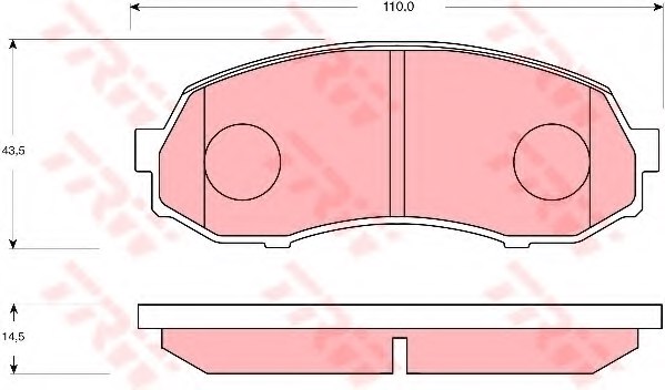 D0017,MK K D0017 Brake Pad Set, disc brake for MK K