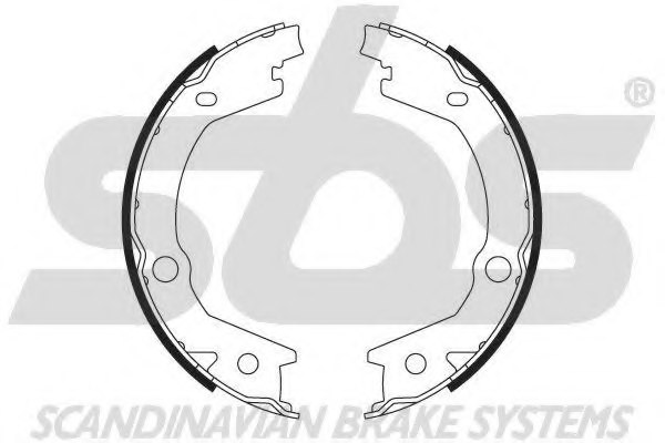 583053KA00,HYUNDAI 58305-3KA00 Brake Shoe Set, parking brake for HYUNDAI
