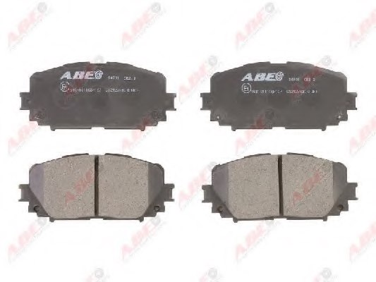 0446552240,TOYOT 04465-52240 Brake Pad Set, disc brake for TOYOT