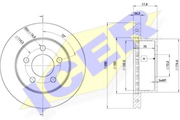 05016434AA,CHRYSLER 05016434AA Rotor for CHRYSLER