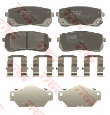 583024HA50,HYUNDAI 58302-4HA50 Brake Pad Set, disc brake for HYUNDAI