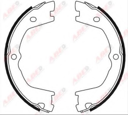 42535858,IVECO 42535858 Brake Shoe Set, parking brake for IVECO