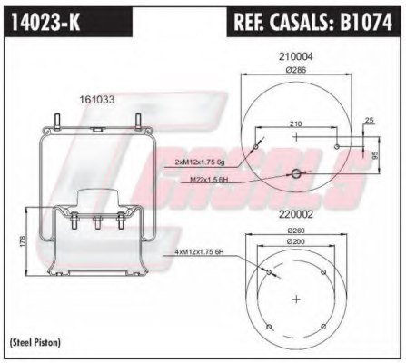 3229003100,SAF 3229003100 Boot, air suspension for SAF