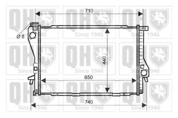 17111436061,OEM 17111436061 Radiator for OEM