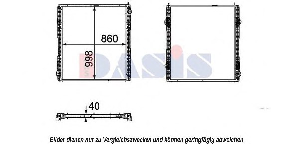 1769997,SCANI 1769997 Radiator, engine cooling for SCANI