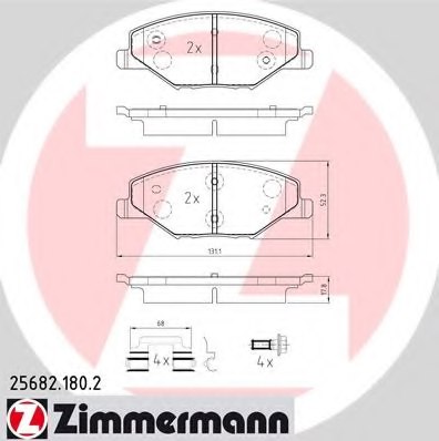 6RU698151,VW 6RU698151 Brake Pad Set, disc brake for VW
