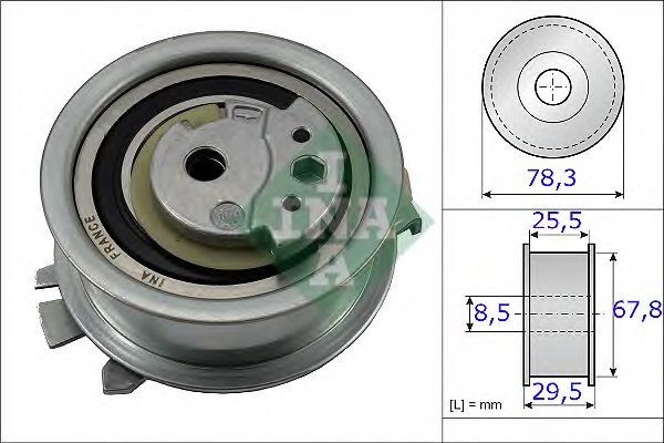 03L109243D,VW 03L 109 243 D Tensioner Pulley, timing belt for VW