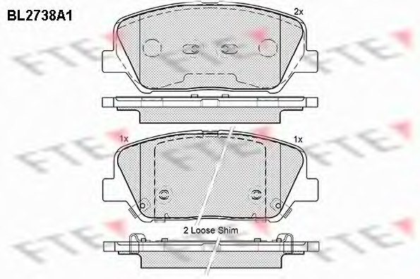 581012VA20,HYUNDAI 581012VA20 Brake Pad Set, disc brake for HYUNDAI