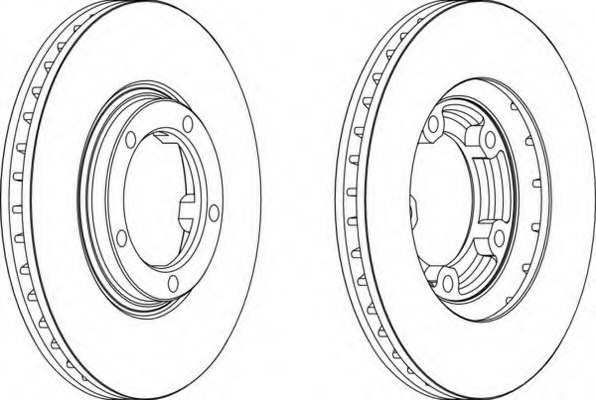 581294A000,HYUNDAI 58129-4A000 Brake Disc for HYUNDAI