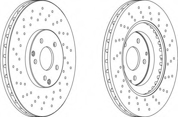 2034211312,MERCE 203 421 13 12 Brake Disc for MERCE