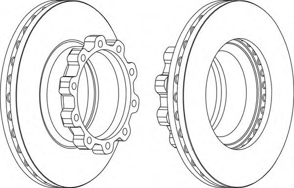 1402272,SCANI 1402272 Brake Disc for SCANI