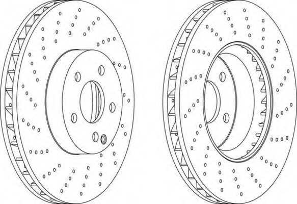 2044211012,MERCE 204 421 10 12 Brake Disc for MERCE