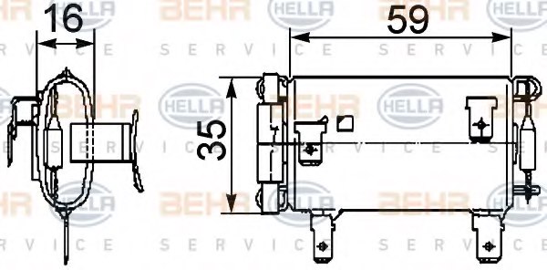 0018217860,DAF 0018217860 Pre-resistor, blower for DAF