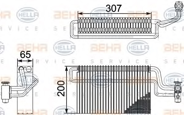 81619206036,MAN 81.61920.6036 Evaporator, air conditioning for MAN