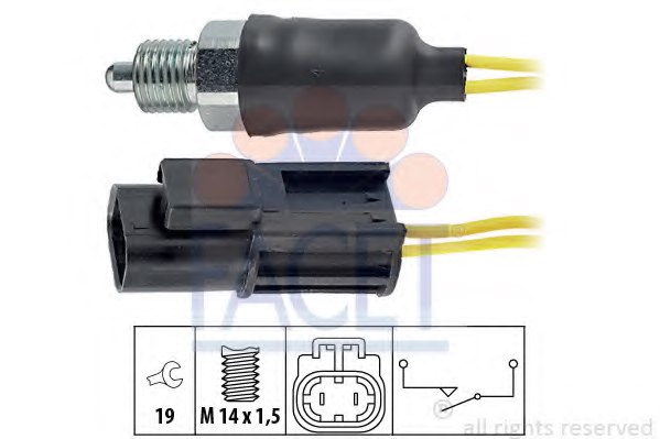 3200521U1C,NISSA 32005-21U1C Switch, reverse light for NISSA