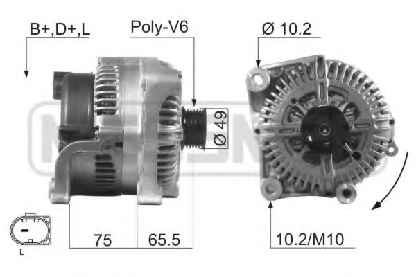 12317542934,BMW 12317542934 Alternator for BMW