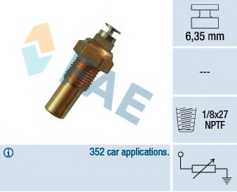 1338448,OPEL 13 38 448 Sensor, coolant temperature for OPEL