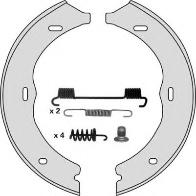 6394200220,MERCE 639 420 02 20 Brake Shoe Set, parking brake for MERCE