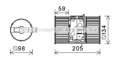 272108241R,RENAU 272108241R Interior Blower for RENAU