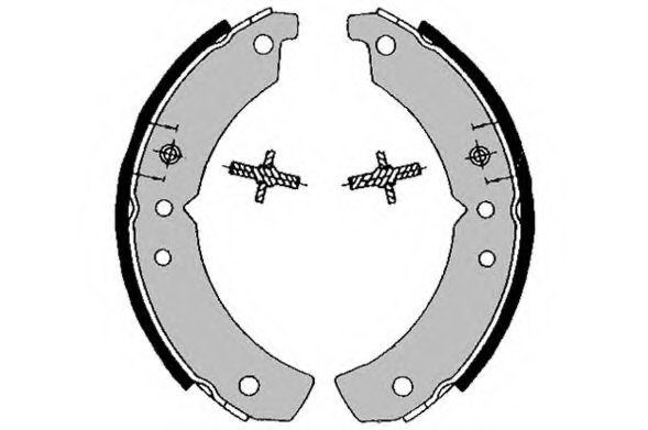 1419444,FORD 1419444 Brake Shoe Set for FORD