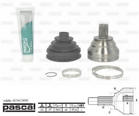 5N0498099,VAG 5N0 498 099 Joint Kit, drive shaft for VAG