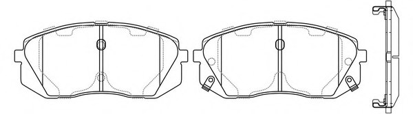 581012SA51,OEM 581012SA51 Brake Pad for OEM