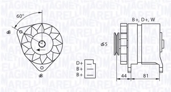 185046360,PERKINS 185046360 Alternator for PERKINS