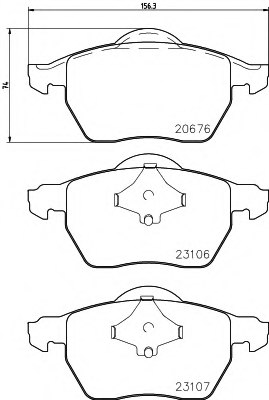31262795,VOLVO 31262795 Brake Pad Set, disc brake for VOLVO