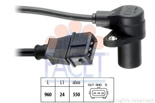 12141247259,OEM 12141247259 Crankshaft Position Sensor for OEM