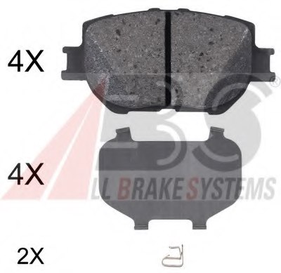 0446530480,LEXUS 0446530480 Brake Pad Set, disc brake for LEXUS