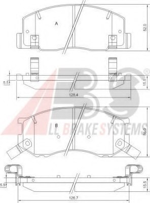0446528340,TOYOT 04465-28340 Brake Pad Set, disc brake for TOYOT