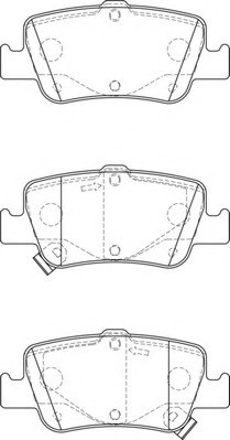 0446602181,TOYOT 04466-02181 Brake Pad Set, disc brake for TOYOT