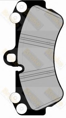 7L0698151,VW 7L0.698.151 Brake Pad Set, disc brake for VW