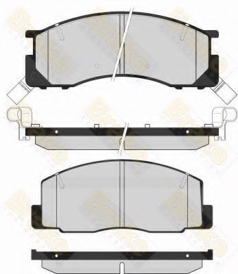 0446528340,TOYOT 04465-28340 Brake Pad Set, disc brake for TOYOT
