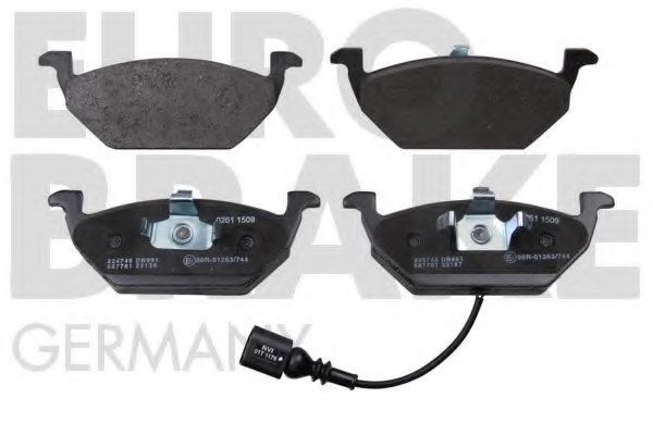 1J0698151G,VW 1J0698151G Brake Pad Set, disc brake for VW