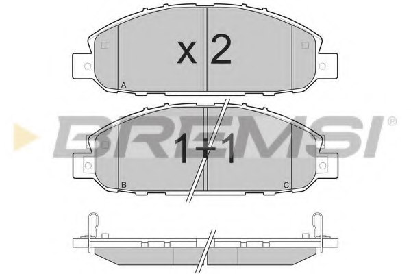 41060VW085,NISSA 41060-VW085 Brake Pad Set, disc brake for NISSA