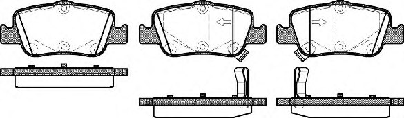 0446602190,TOYOT 04466-02190 Brake Pad Set, disc brake for TOYOT